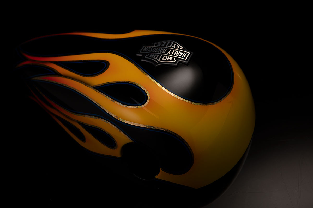 Harley-Davidson Flames – Queensland Motorcycle Paint and Panel