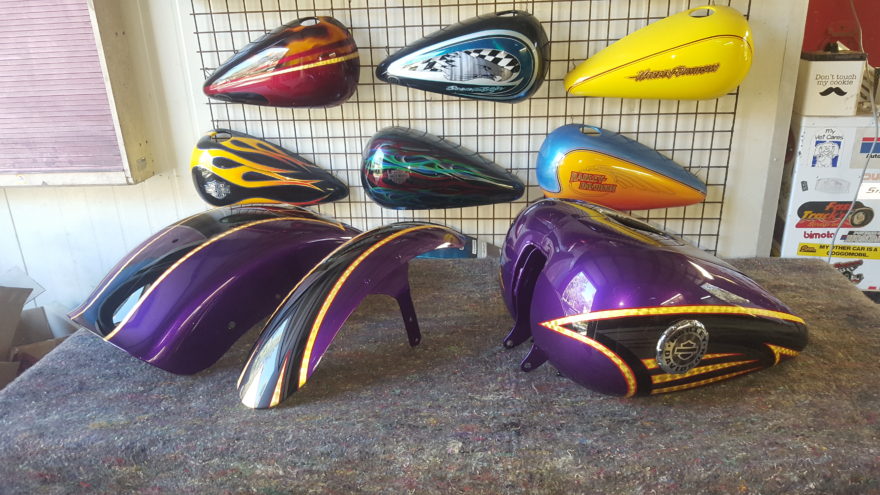 HARLEY-DAVIDSON FXSB PASSION PEARL CUSTOM PAINT – Queensland Motorcycle ...